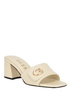 Guess GUESS Gallai Slide Sandal Ivory 150