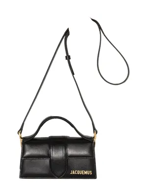Jacquemus Jacquemus Le Bambino Leather Bag Black