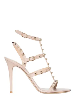 VALENTINO Valentino Garavani Rockstud 105 Caged Leather Sandals