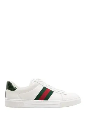Gucci Ace Leather Sneakers White-58