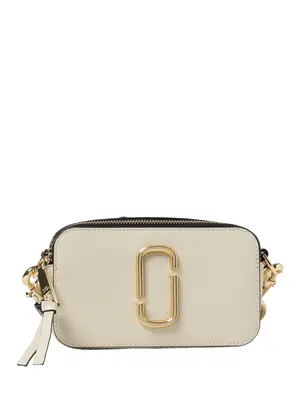 Marc Jacobs Snapshot Saffiano Leather Bag - Beige