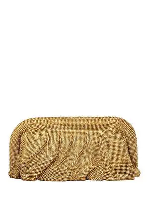 Aqua Irina Evening Clutch - Gold