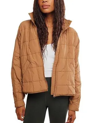 Free People Pippa Packable Puffer Jacket - Twig