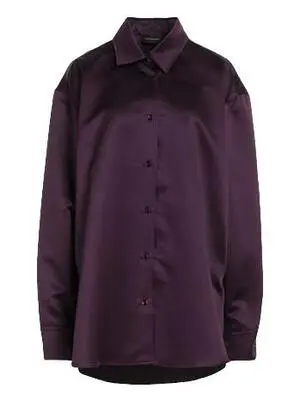 Andamane Satin Shirt - Purple