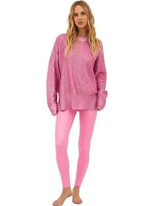 Victoria's Secret Beach Riot Callie Sweater Pink