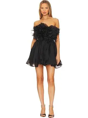 Bardot Fleurette Mini Dress - Black