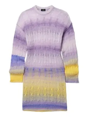 Etro Dégradé Cable-knit Sweater - Multi