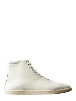 THE ROW Canvas High-top Sneakers - Off-white