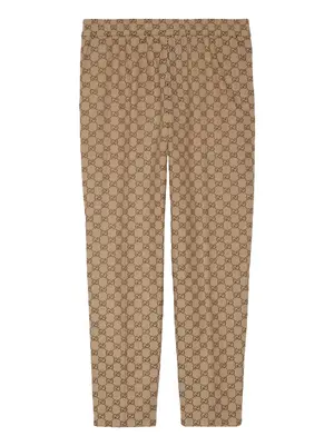 Gucci Gg Canvas Jogging Pant - Beige