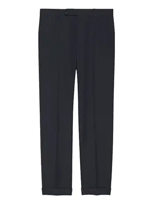 Gucci Wool Twill Pant - Blue