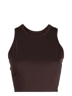 On T-movement Training Tank Top - Brown