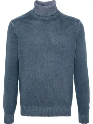 DELL'OGLIO Dell'oglio Roll-Neck Wool Blend Jumper