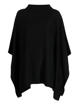 Vince Slit-sleeve Cashmere Jumper - Black