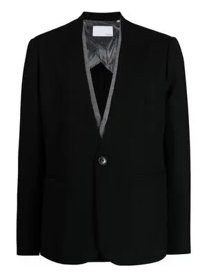 PRIVATE STOCK LABS The Julius Wool Blazer - Black