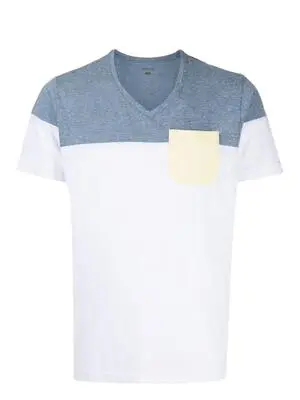 PRIVATE STOCK LABS The Troy Colour-block T-shirt - White