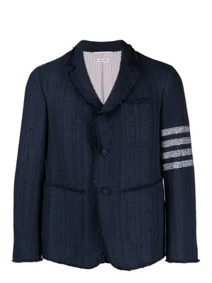 Thom Browne Thom Browne 4-Bar Stripe Blazer Blue