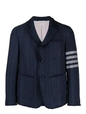 Thom Browne 4-bar Stripe Blazer - Blue