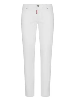 Dsquared2 Low-rise Slim-cut Jeans - White
