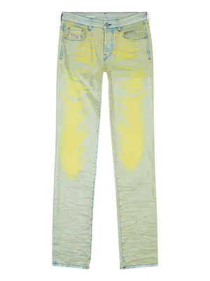 DIESEL 1989 D-mine 068kl Straight-leg Jeans - Yellow