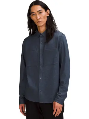 Lululemon Soft Knit Overshirt Heathered Classic Navy