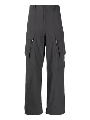 JUUN.J Mid-rise Wide-leg Cargo Trousers - Grey