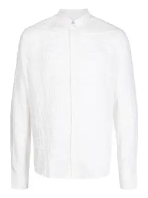 PRIVATE STOCK LABS Sun Tzu Exposed-seam Shirt - White