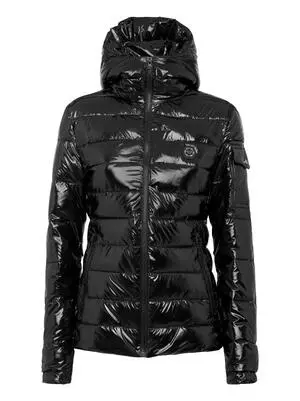 Philipp Plein Logo-plaque Puffer Jacket - Black