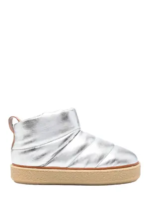 Isabel Marant 55mm Eskee Ankle Boots - Silver