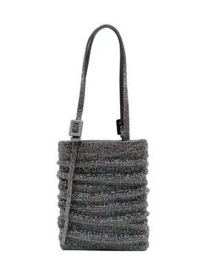 Benedetta Bruzziches Lollo La Grande Shoulder Bag - Grey