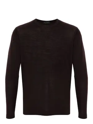 DELL'OGLIO Crew-neck Jumper - Purple