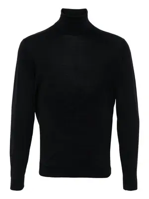 DELL'OGLIO Roll-neck Jumper - Blue