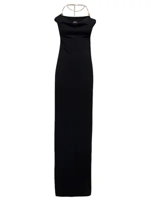 Bottega Veneta Chain-detail Gown - Black