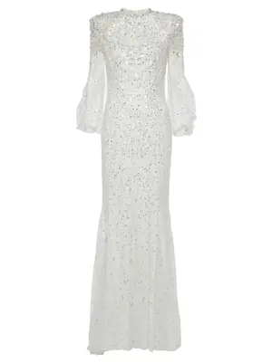 Jenny Packham Bridal Hedda Embellished Gown - White