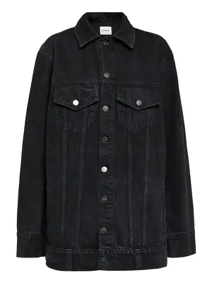 Khaite Cotton Denim Jacket - Black