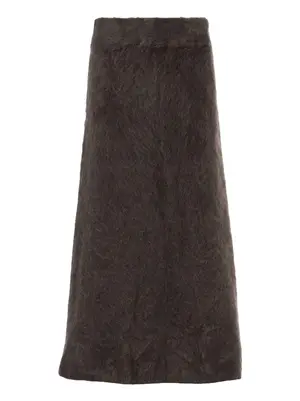 LISA YANG Asta Maxi Skirt - Brown