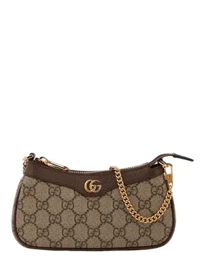 Gucci Ophidia Mini Gg Canvas Shoulder Bag - Beige