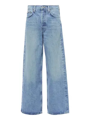 AGOLDE Low Slung Baggy Straight Jeans - Blue