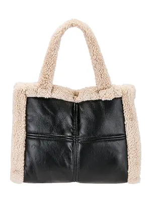 LAMARQUE Zoey Tote - Black & Ivory