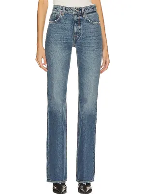 GRLFRND Melanie Petite High Rise Boot Cut Jeans - Los Feliz