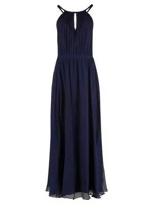 Polo Ralph Lauren Midi Viscose Dress - Blue