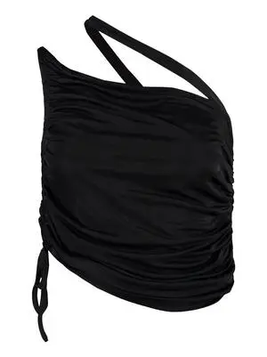 ANDREĀDAMO Draped Top - Black