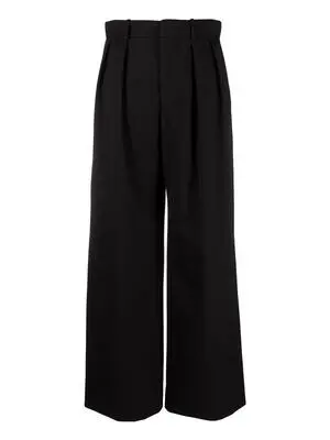 Wardrobe.NYC Wide-leg Wool Trousers - Black
