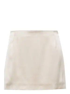 PETER DO Peter Do Silk A-Line Miniskirt
