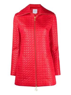 Patou Monogram-quilted Shell Jacket - Red