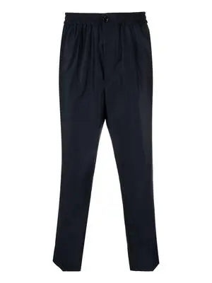 Ami Cropped Tailored Trousers - Blue