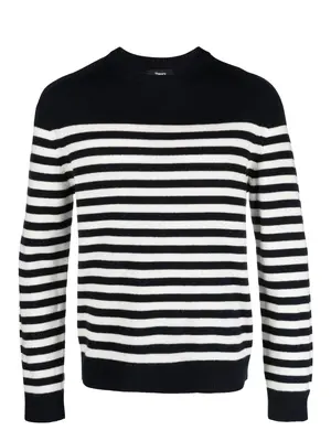 Theory Theory Latho Striped Jumper Blue