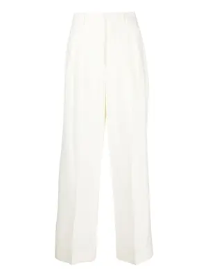 Ami High-waisted Flared Trousers - 185 Ivory