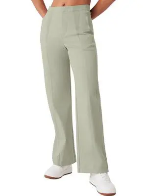 Alo Yoga High-waist Moto Trousers - Limestone