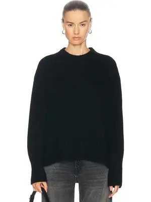 Guest In Residence Cozy Crew Sweater - Black