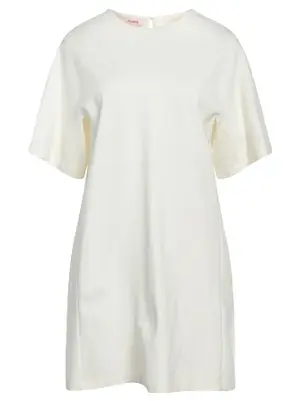 BLUGIRL Mini Flared Dress - White
